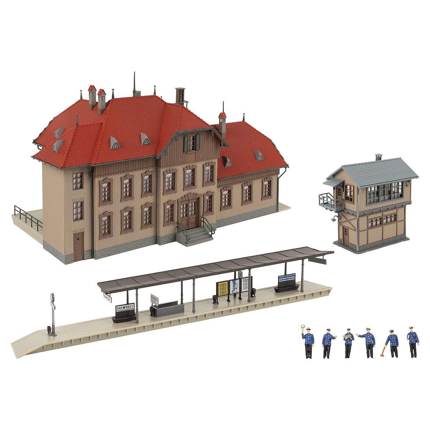 Faller Faller HO Passendorf Railway Station Kit 396 Parts | Hobbyco - Est.1935