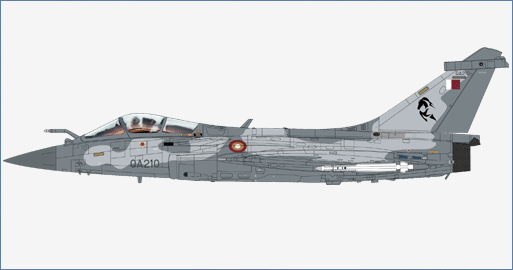 1/72 Rafale EQ QA210 Qatar Emiri Air Force 2019