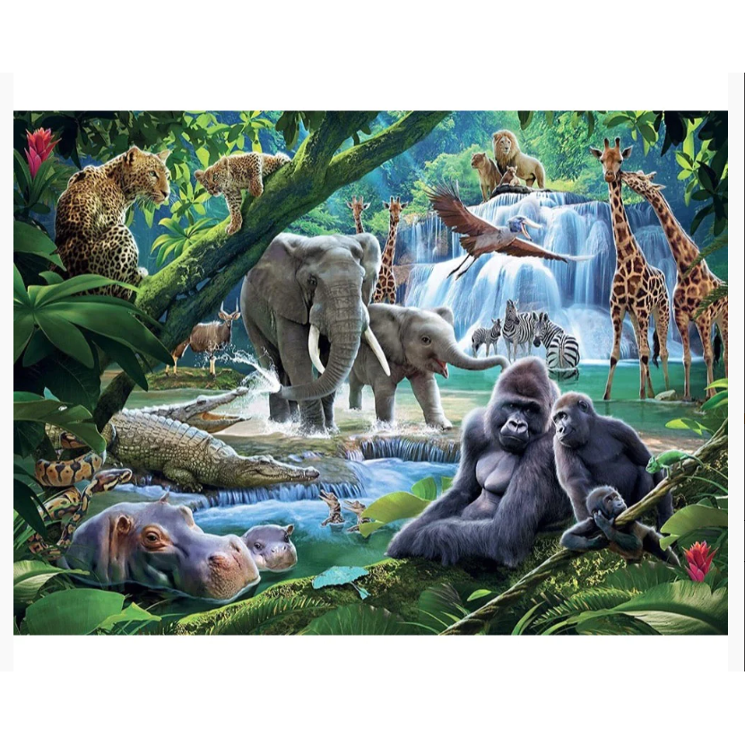 100pc Jungle Animals Puzzle