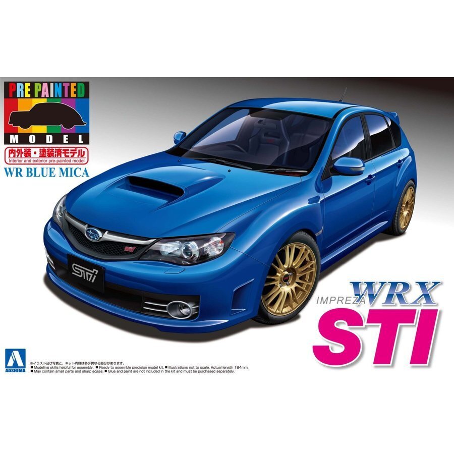 1/24 GRB IMPREZA WRX STI 5DOOR 07 (WR BLUE/MICA) (SUBARU)