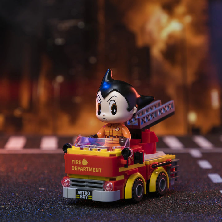 184pc Astro Boy in Fire Engine Construction Set
