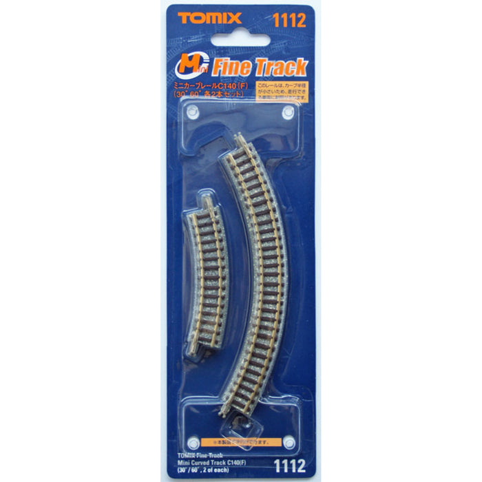 TOMIX N Curve Track 5-1/2" Radius 2 Each 30 & 60° Sections – Hobbyco