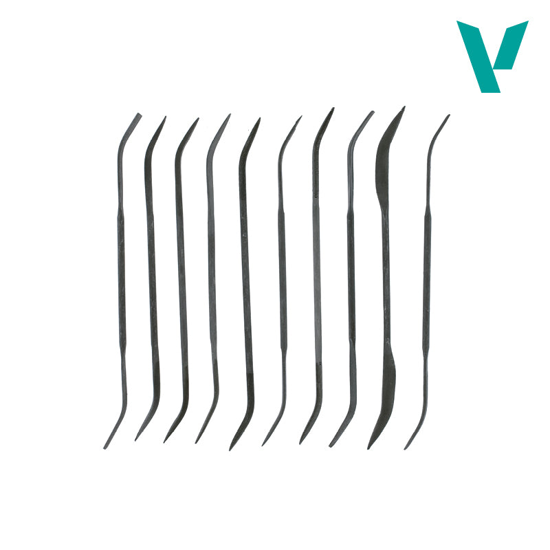 Vallejo Tools Set of 10 Curved Files | Hobbyco - Est.1935