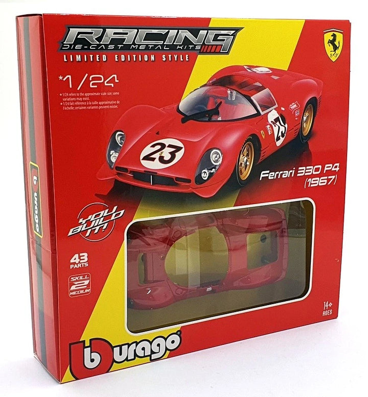 Bburago 1/24 1967 Ferrari 330 P4 #23 Daytona Racing Diecast Metal Kit ...