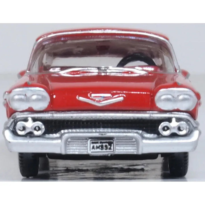 Oxford 1/87 1958 Chevrolet Impala Sports Coupe - Rio Red – Hobbyco