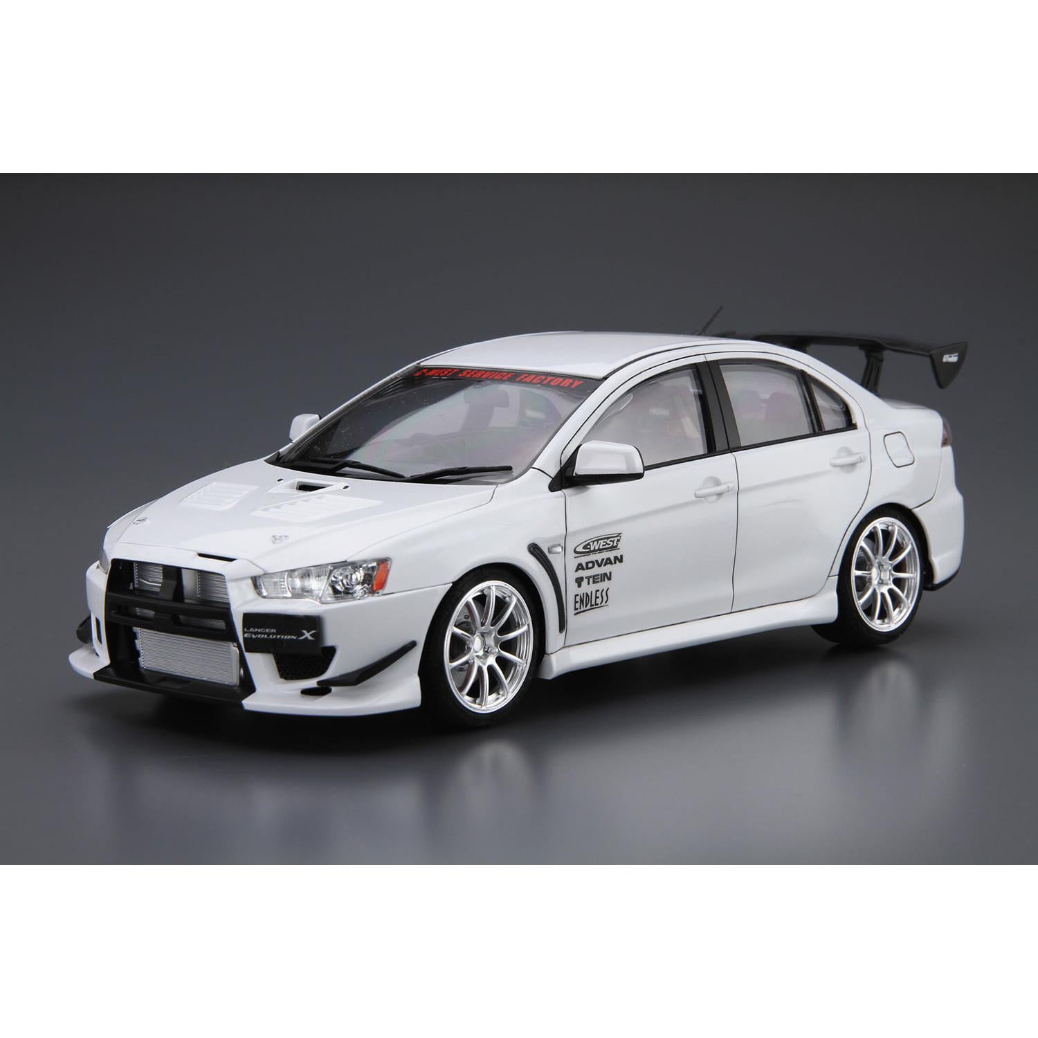 Aoshima 1/24 C-WEST CZ4A LANCER EVOLUTION X '07 (Mitsubishi) – Hobbyco
