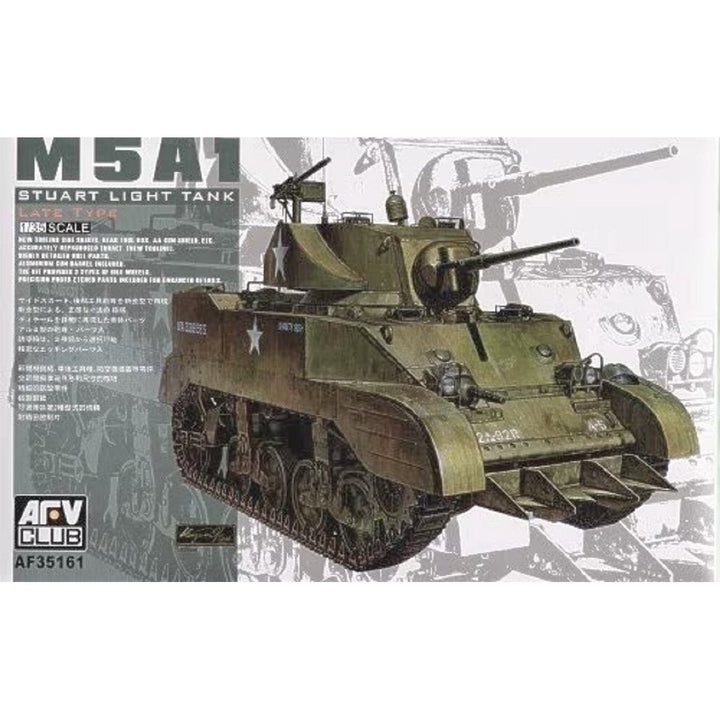 1/35 M5A1 Stuart Light Tank - Late Type Plastic Model Kit
