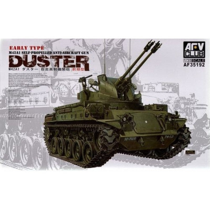 AFV Club 1/35 M42A1 Duster (Early Type) Plastic Model Kit – Hobbyco