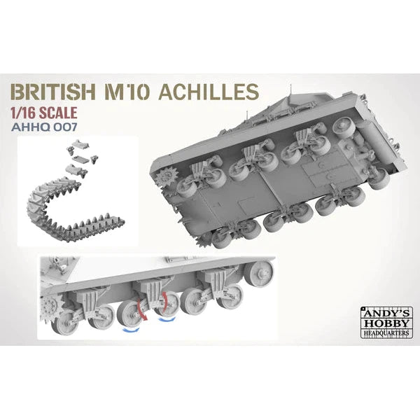 Andys Hobby 1/16 British Achilles M10 IIC Tank Destroyer Plastic Model ...