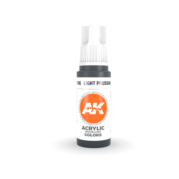 AK Interactive 3 Gen Acrylics - Light Prussian Blue 17ml