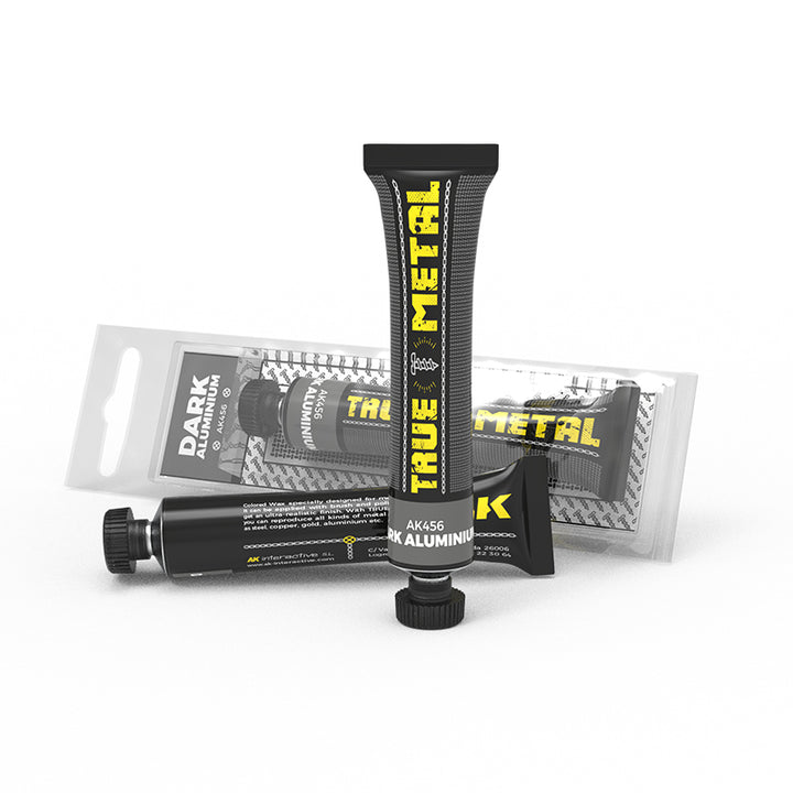 AK Interactive True Metal Dark Aluminium Wax Paint | Hobbyco - Est.1935