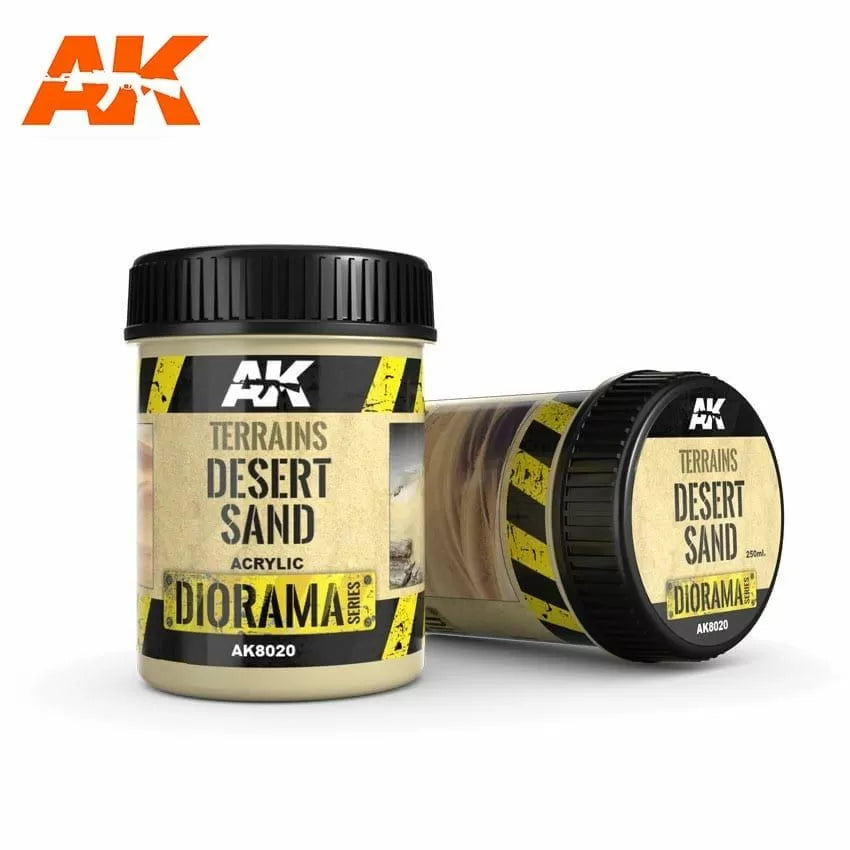 AK Interactive Dioramas: Terrains Desert Sand - 250ml - Acrylic ...