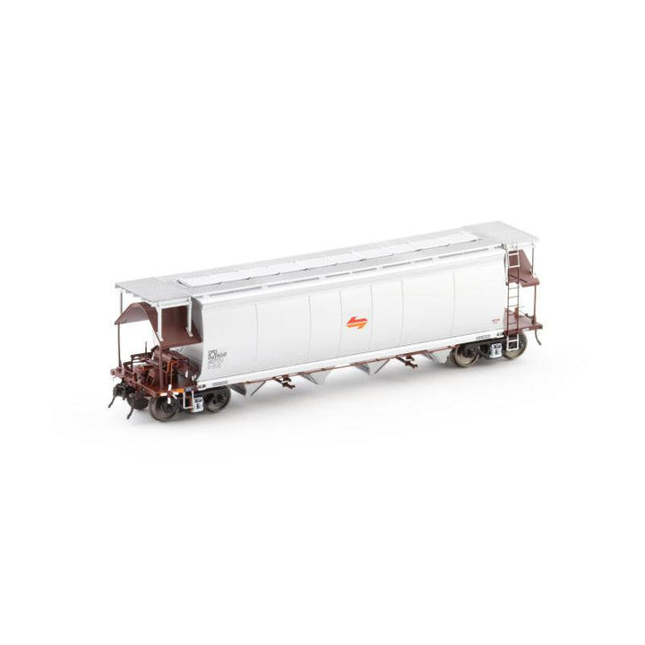 HO NGH-49 NGHF Grain Hopper SRA Red/Silver with Candy L7 - 4 Car Pack ...