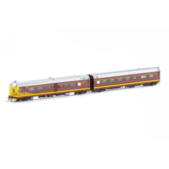 HO DEB Set Railcar NSWGR Reverse with White L7 & Waratah 4 Car Set ...