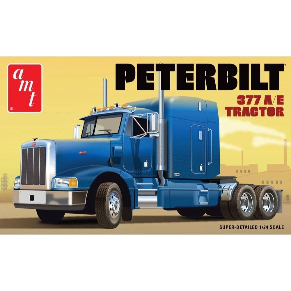 AMT 1/24 Classic Peterbilt 377 A/E Tractor Plastic Model Kit – Hobbyco