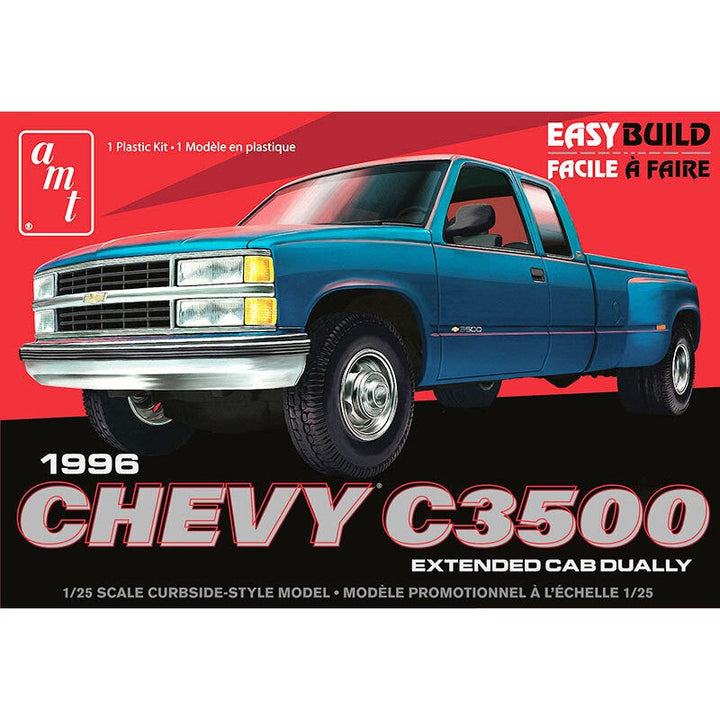1/25 1996 Chevrolet C-3500 Dually Pickup Easy Build Plastic Model Kit