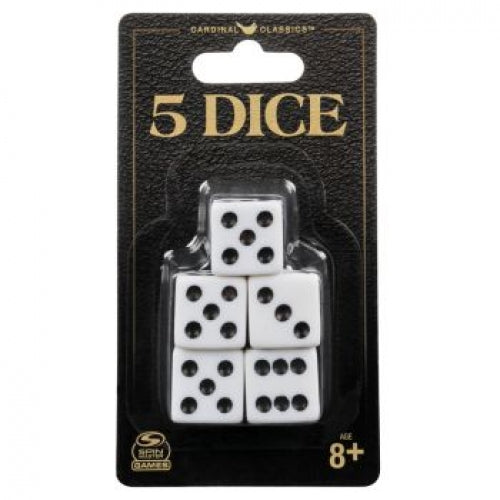 Cardinal Games Classic Games Pack of 5 Dice – Hobbyco