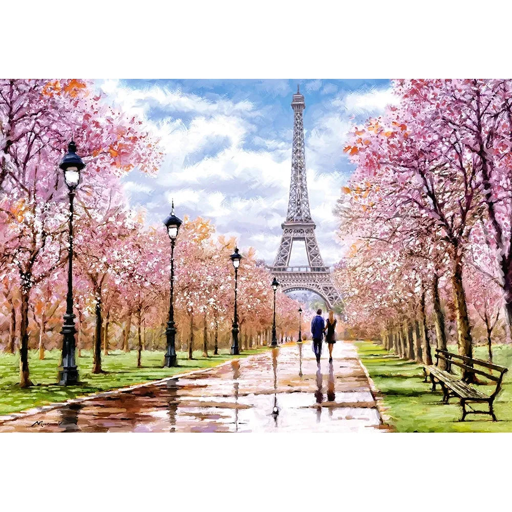 Castorland 1000pc Romantic Walk In Paris Puzzle | Hobbyco - Est.1935