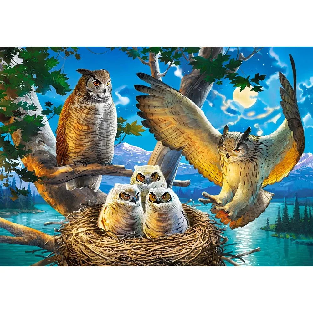 Castorland 500pc Owl Family Puzzle | Hobbyco - Est.1935