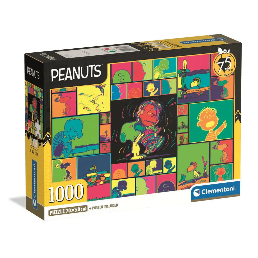 1000pc Peanuts 75 Years Poster Included Puzzle