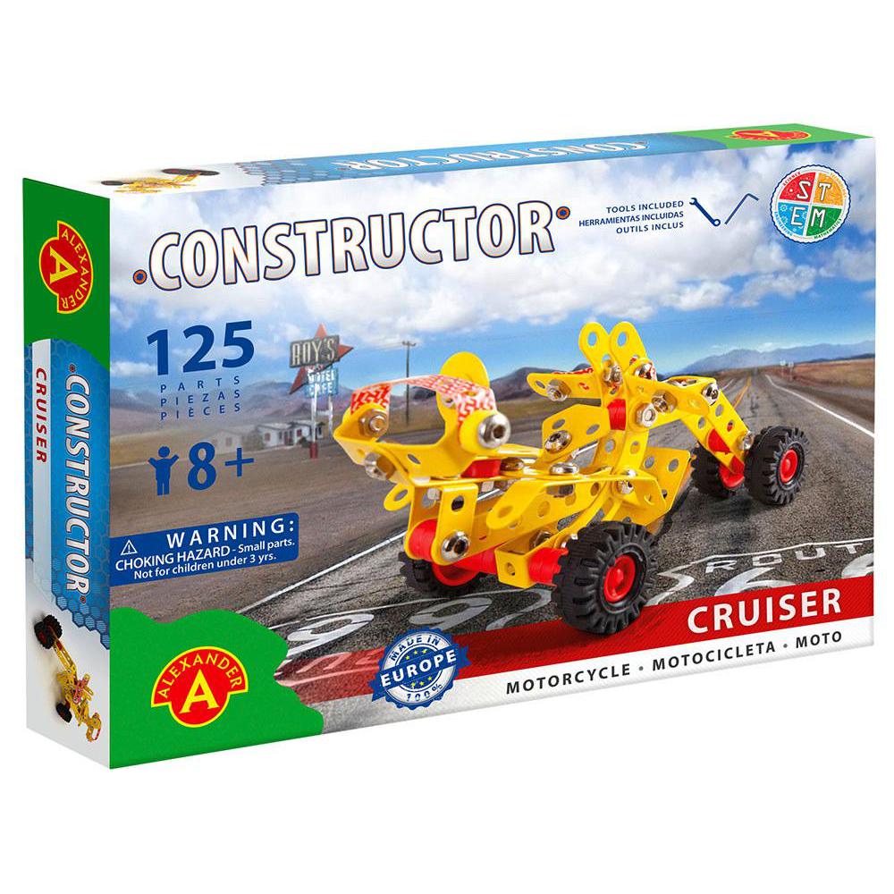 125pc Cruiser Motorcycle Constructor Kit – Hobbyco