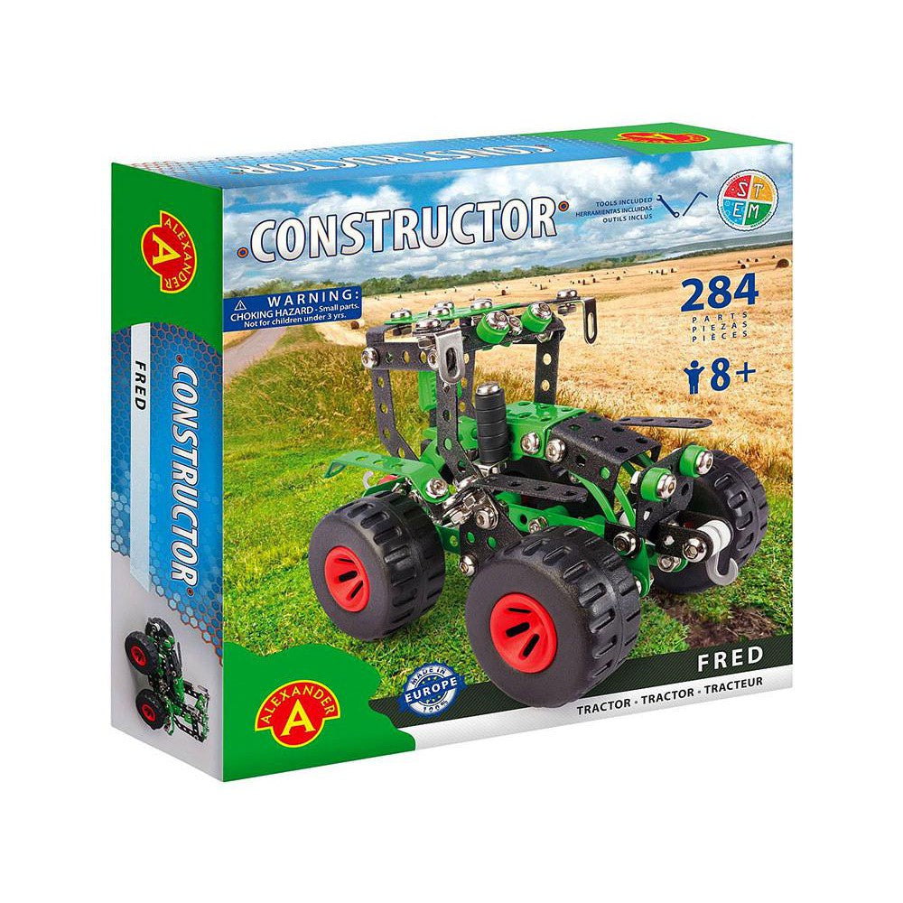 Alexander A 284pc Fred Tractor Constructor Kit – Hobbyco