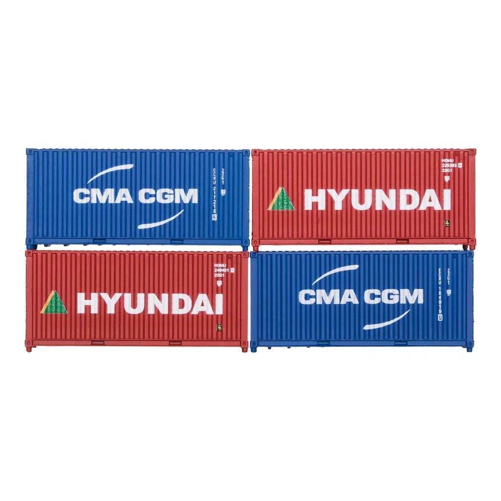 Dapol OO Container 20 FT CMA 217218-2 HYUNDAI 225393-0 | Hobbyco - Est ...