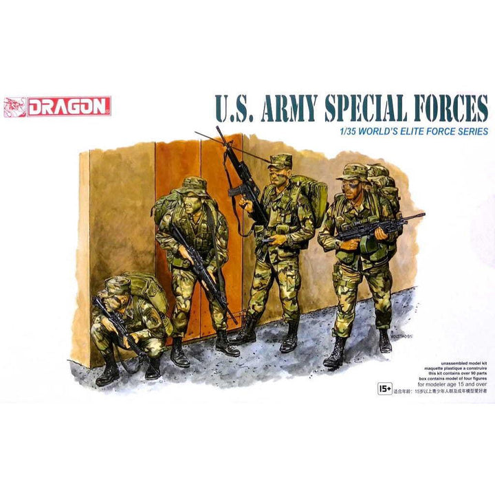 Dragon Models 1/35 U.S. Army Special Forces Plastic Model Kit – Hobbyco