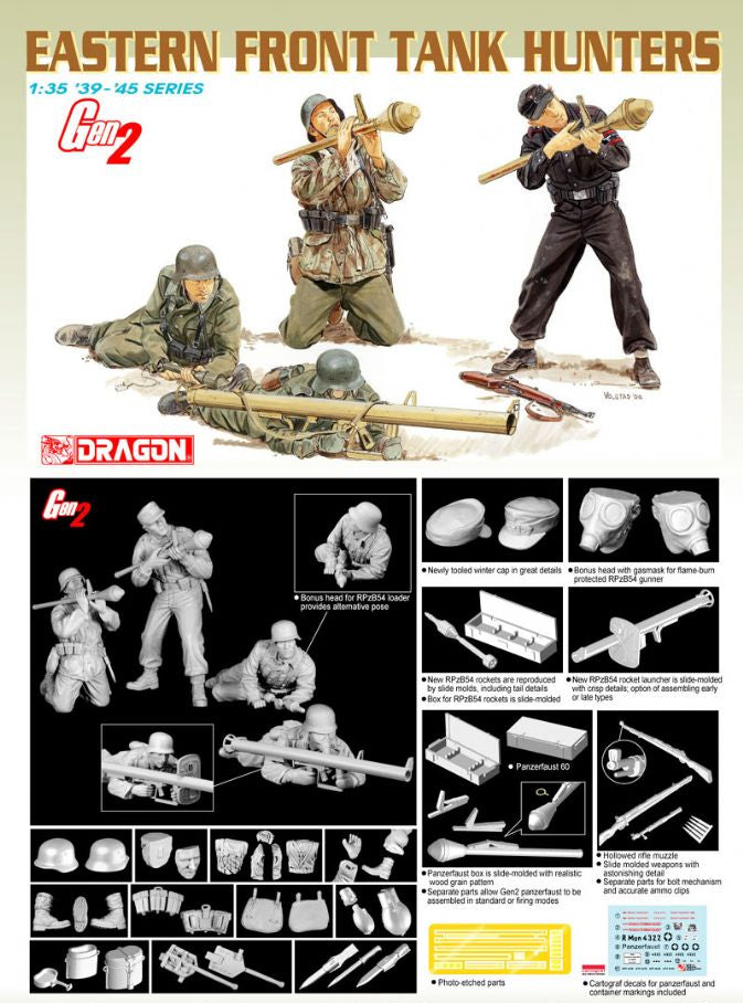Dragon 1/35 Eastern Front Tank Hunters Plastic Model Kit | Hobbyco ...