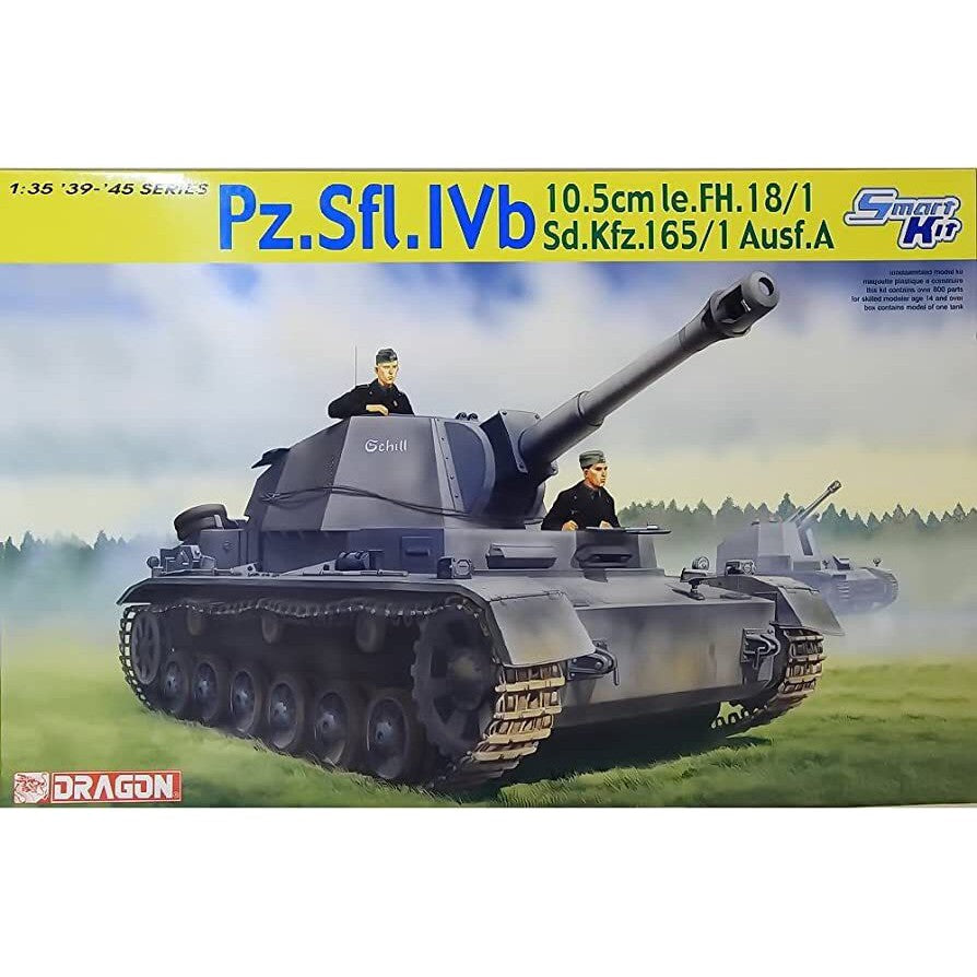 Dragon Models 1/35 Pz.Sfl.IVb 10.5cm le.FH.18/1 Sd.Kfz.165/1 Ausf.A ...