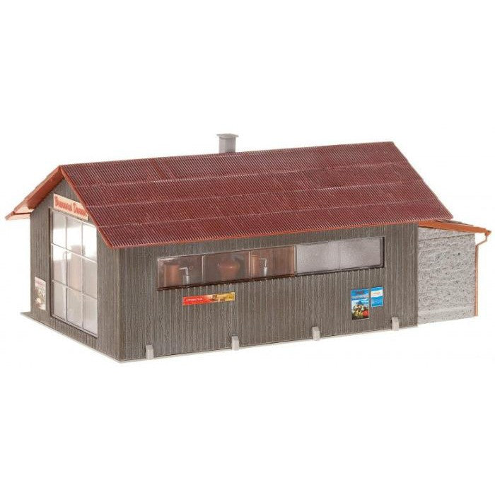 Faller HO Distillery with Accessories – Hobbyco