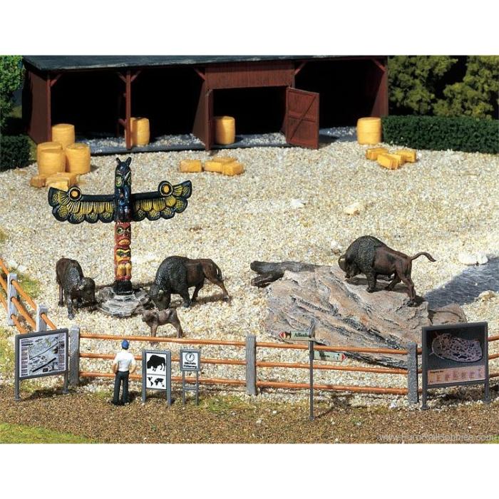 Faller HO Zoo Signposts and Info Panel – Hobbyco