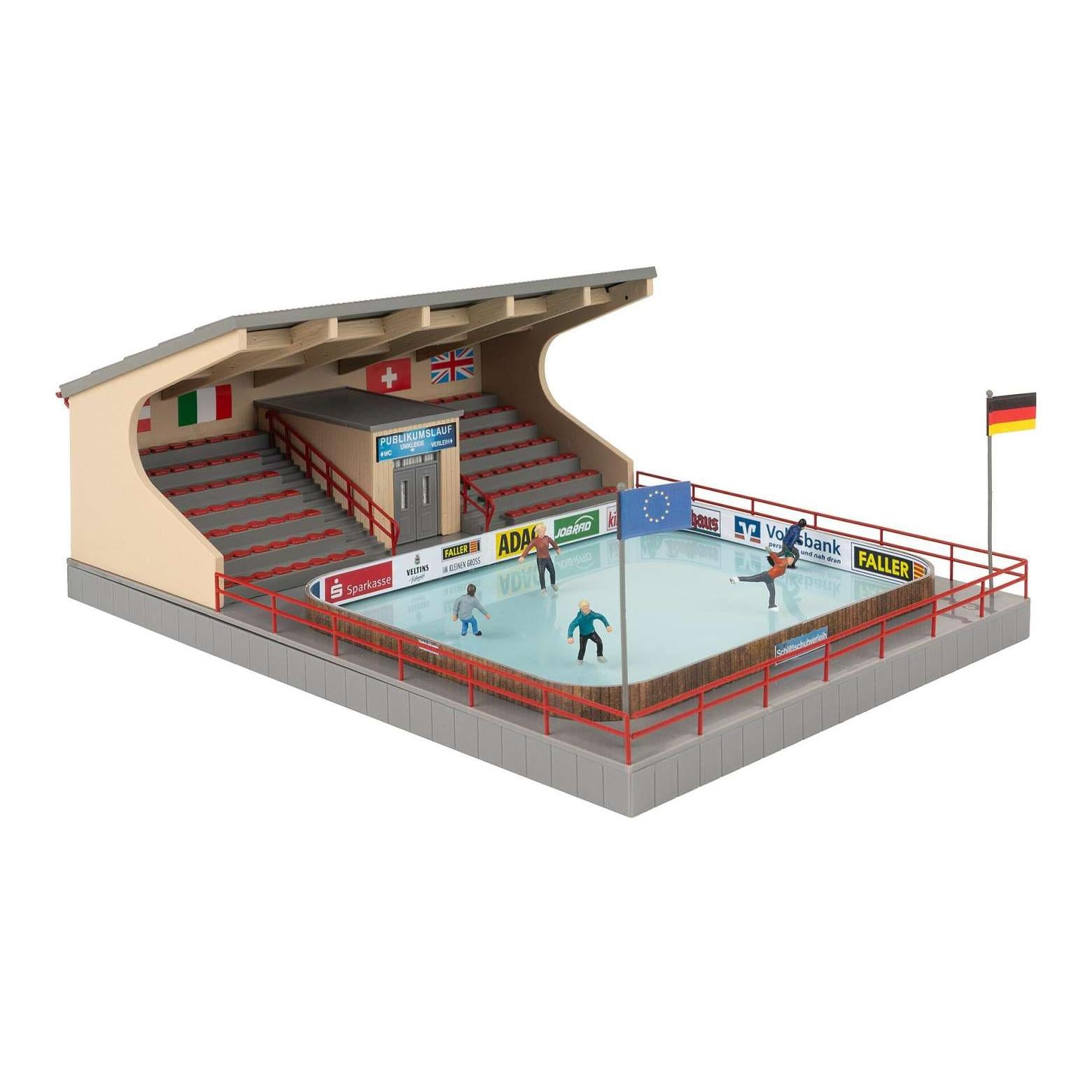 Faller HO Ice Rink with Moving Figures | Hobbyco - Est.1935