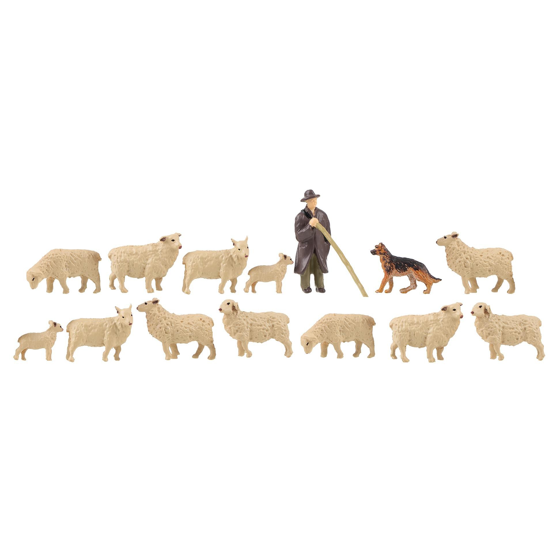 Faller HO 14 Sheep and Shepherd – Hobbyco