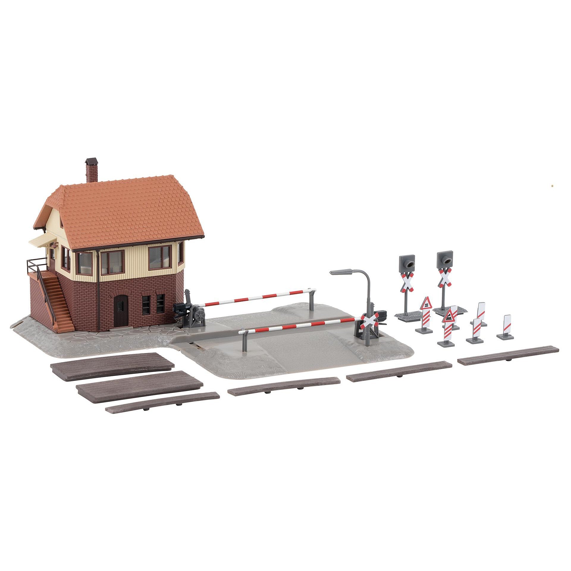 Faller N Level Crossing with Signal Tower – Hobbyco