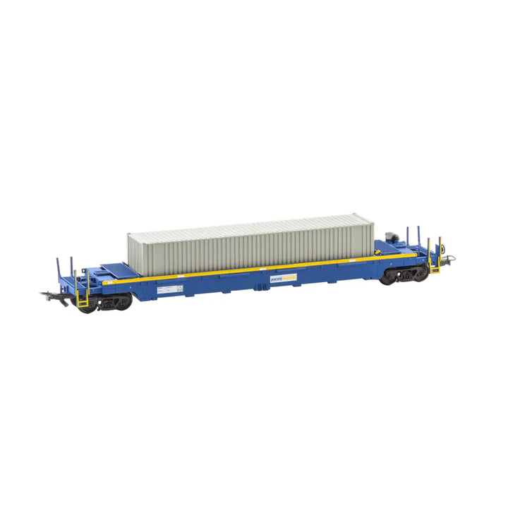 Frateschi HO Pacific National Double Stack Container Wagon wiith 40ft ...