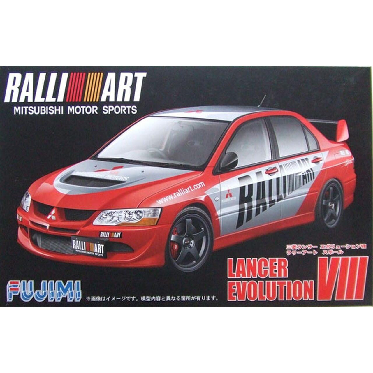 Fujimi 1/24 Mitsubishi Lancer Evolution VIII RALLIART (ID-148) Plastic ...