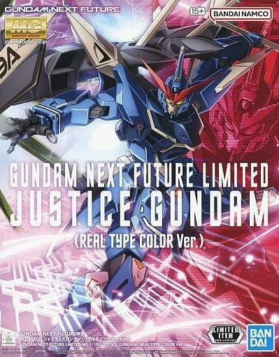 Gundam Next Future MG 1/100 Justice Gundam (Real Type Color Ver.) (Lim
