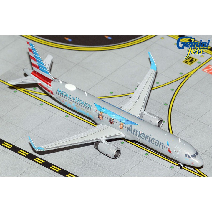 Gemini Jets 1/400 American Airlines A321S N167AN Flagship Valor/Medal ...