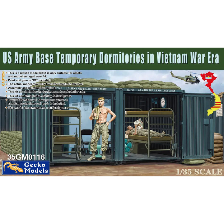 Gecko Models 1/35 US Army Base Temporary Dormitories For Military ...