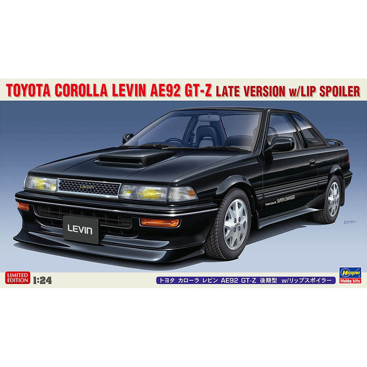 Hasegawa 1/24 TOYOTA COROLLA LEVIN AE92 GT-Z LATE VERSION with LIP ...