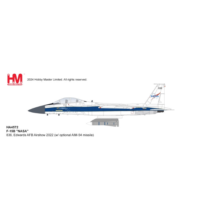 Hobby Master 1/72 F-15B "NASA" 836 Edwards AFB Airshow 2022 (with 1x ...