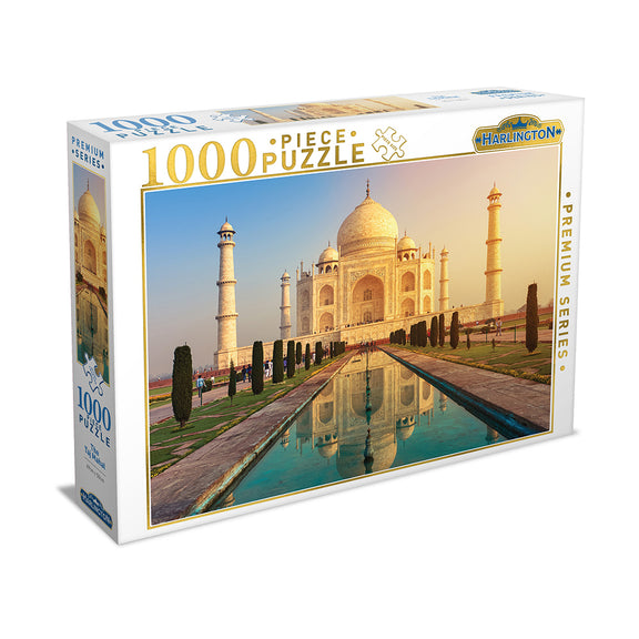 Explore the beauty of the Taj Mahal with the Harlington 1000pc puzzle ...