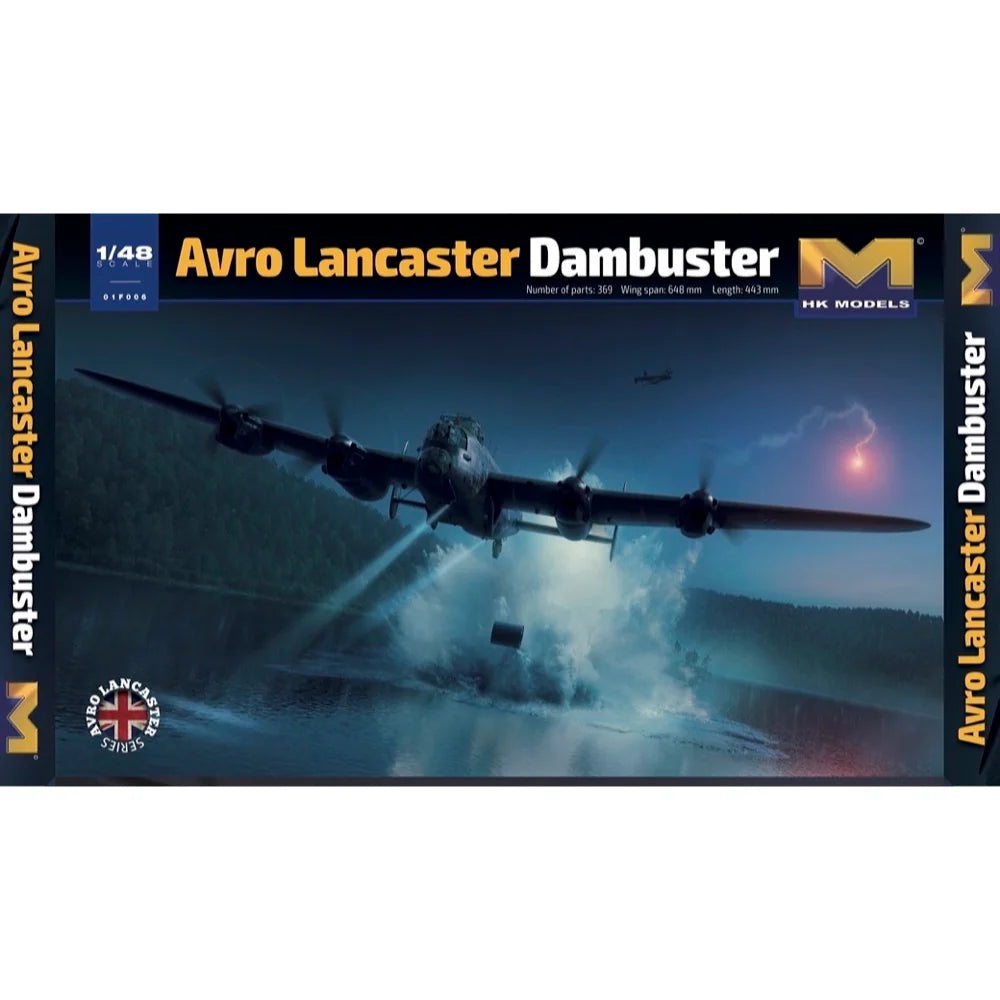 Hong Kong Models 1/48 Avro Lancaster "Dambuster" Plastic Model Kit ...