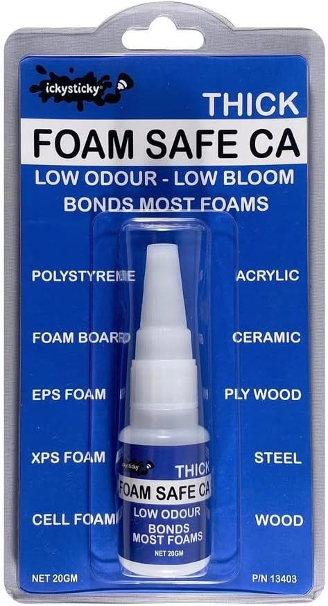 Ickysticky Thick Foam Safe CA 20gm – Hobbyco