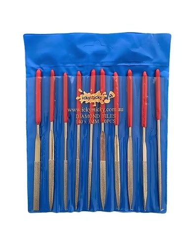 Ickysticky 10 Piece Diamond File Set – Hobbyco