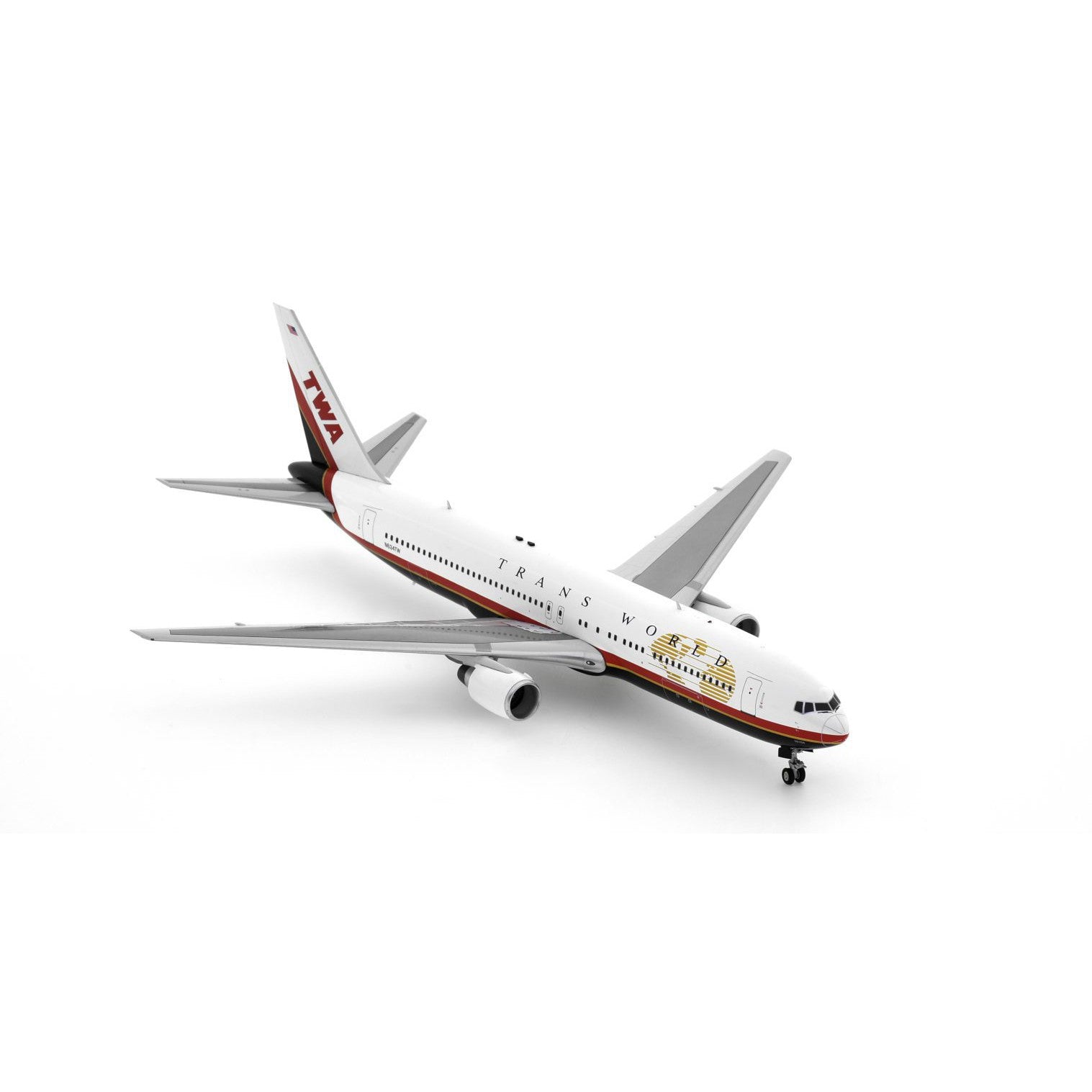 1/200 TWA BOEING 767 3Q8ER N634TW – Hobbyco