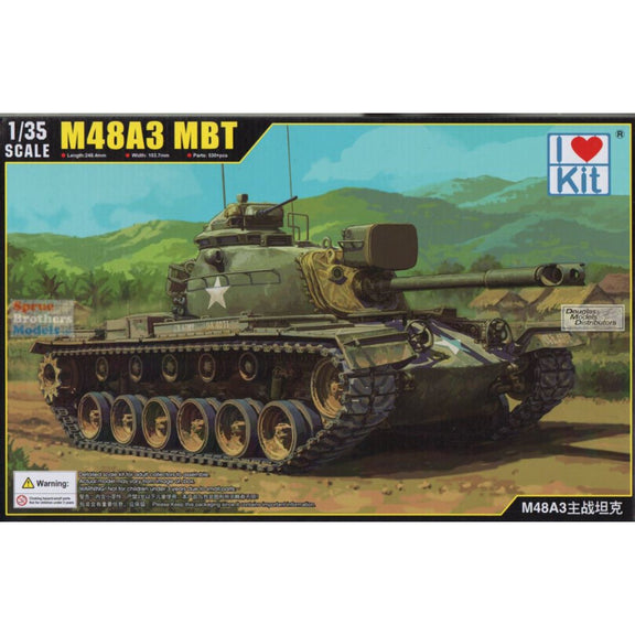 1/35 M48A3 MBT Plastic Model Kit