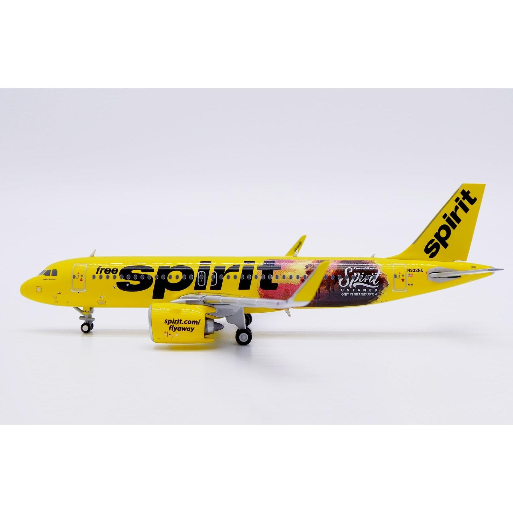 JC Wings 1/400 Spirit Airlines Airbus A320NEO "Spirit Untamed" Reg ...