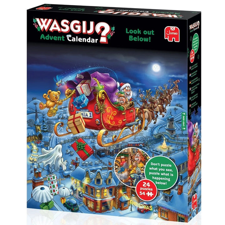 Jumbo 54pc Wasgij? Xmas Advent Calendar Jigsaw Puzzle – Hobbyco